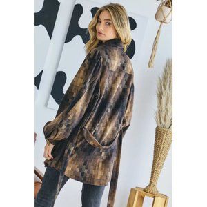 DAVI & DANI | Jackets & Coats | Nwt Davi Dani Wool Blend Multicolor ...